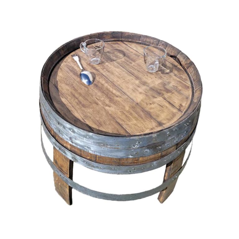 Table basse tonneau - L'Art de la caisse